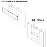 Dimplex Prism 74 Inch Wall Mounted Electric Fireplace | BLF7451 – North ...