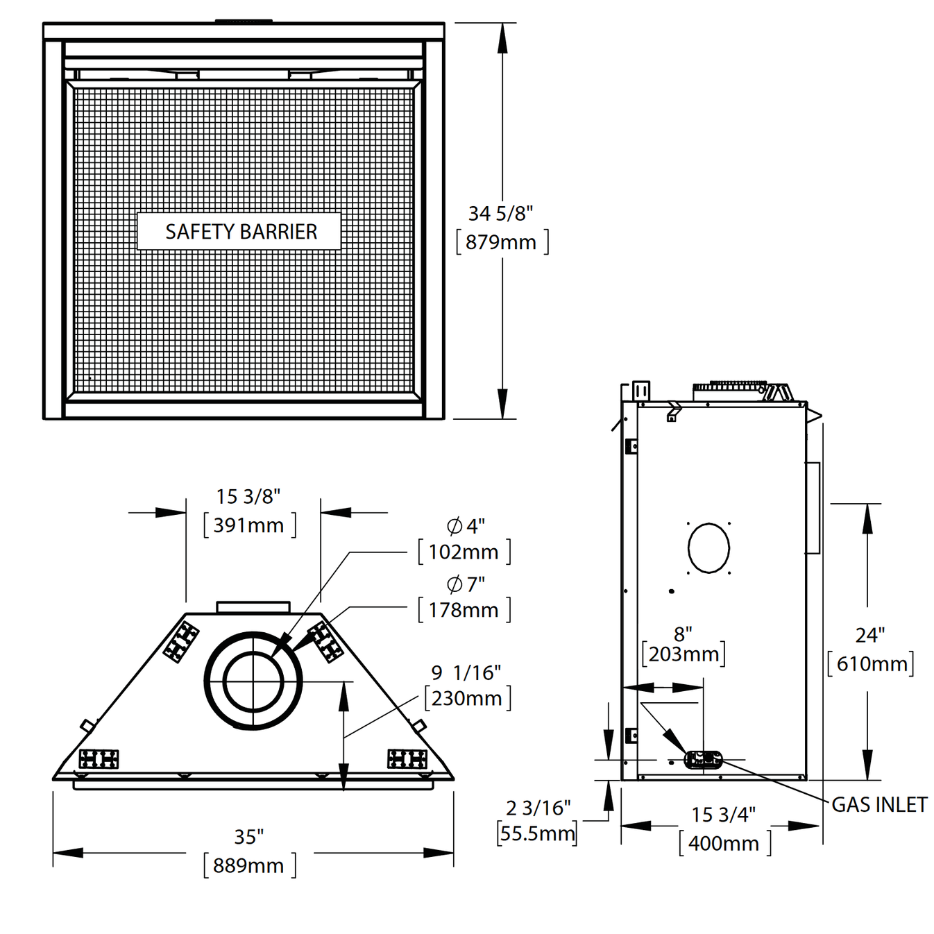Napoleon Ascent X 36 Direct Vent Gas Fireplace | GX36 – North Country Fire