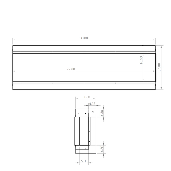 Modern Flames Landscape Pro 8016 Multi-Sided Elec Fireplace | LPM-8016 ...
