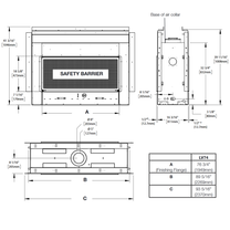 Napoleon Vector 74 SeeThru Linear Direct-Vent Gas Fireplace | LV74N2 ...