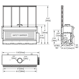 Napoleon Linear LHD62 Linear Gas Fireplace | LHD62NSB – North Country Fire