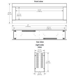 Napoleon Clearion Elite See Through Electric Fireplace | NEFBD50HE ...
