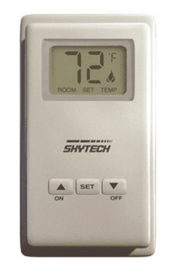 Skytech Systems Manual Wall Thermostat Battery Wireless LCD | TS/R-2A ...