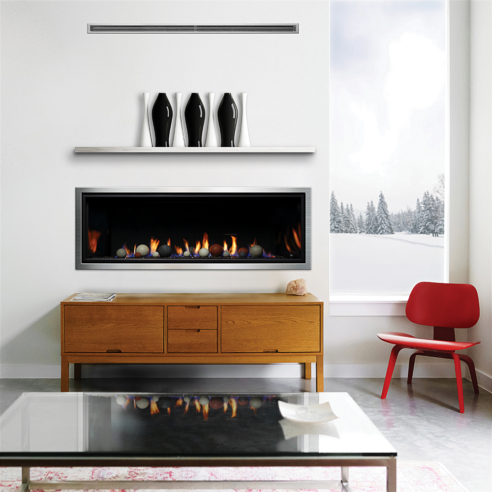 Kingsman ZCV 60 Linear Direct-Vent Gas Fireplace - ZCVRB60 – North ...